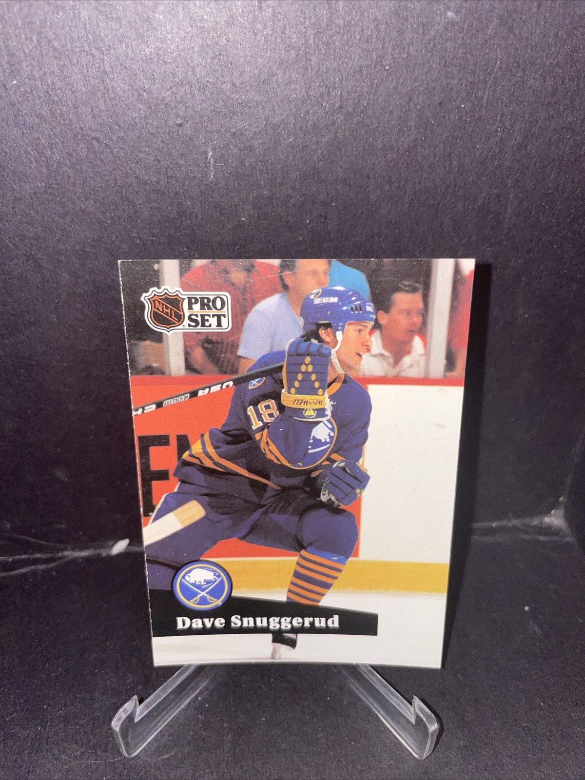1991-92 Pro Set Buffalo Sabres Hockey Card #18 Dave Snuggerud | eBay