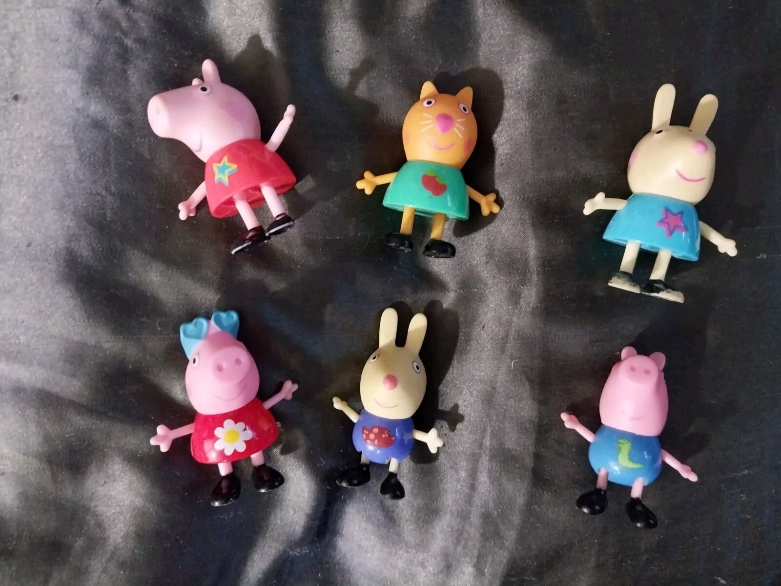 Huge Peppa Pig Figure TOY LOT OF 6 And Friends & Family BBC TV ...