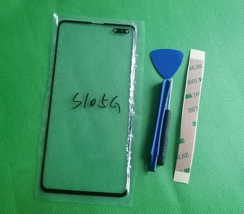 Pour Samsung Galaxy S10 5G Black Front Outer Screen Lens Glass +OCA ...