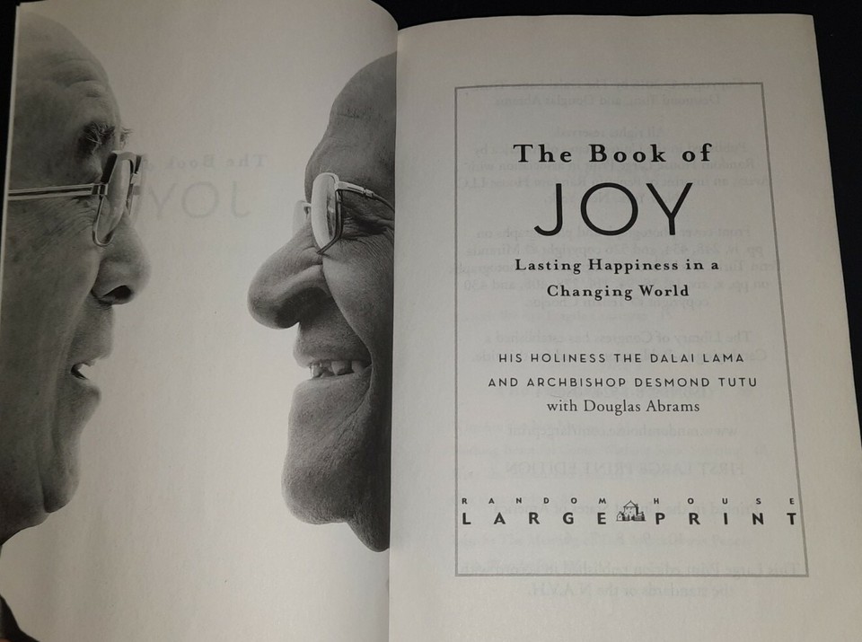 Book of Joy Lasting Happiness in a Changing World Desmond Tutu & Dalai ...