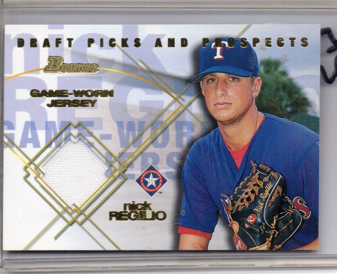 2001 Bowman Draft Picks Relics #BDPRNR Nick Regilio | eBay