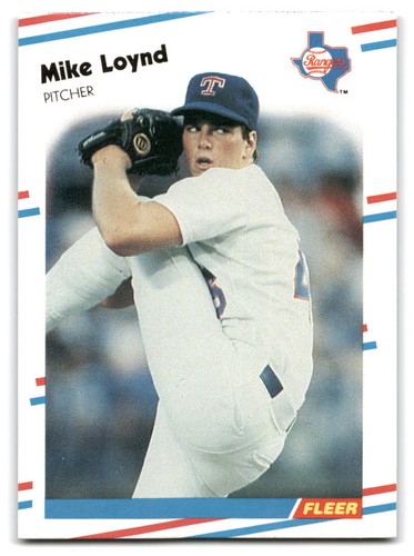 Mike Loynd 1988 Fleer #472 Texas Rangers BASEBALL | eBay