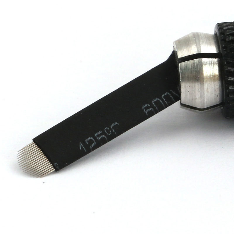 Permanent Makeup Eyebrow Tattoo Microblading Needles 9/12/14/16/18/21 ...