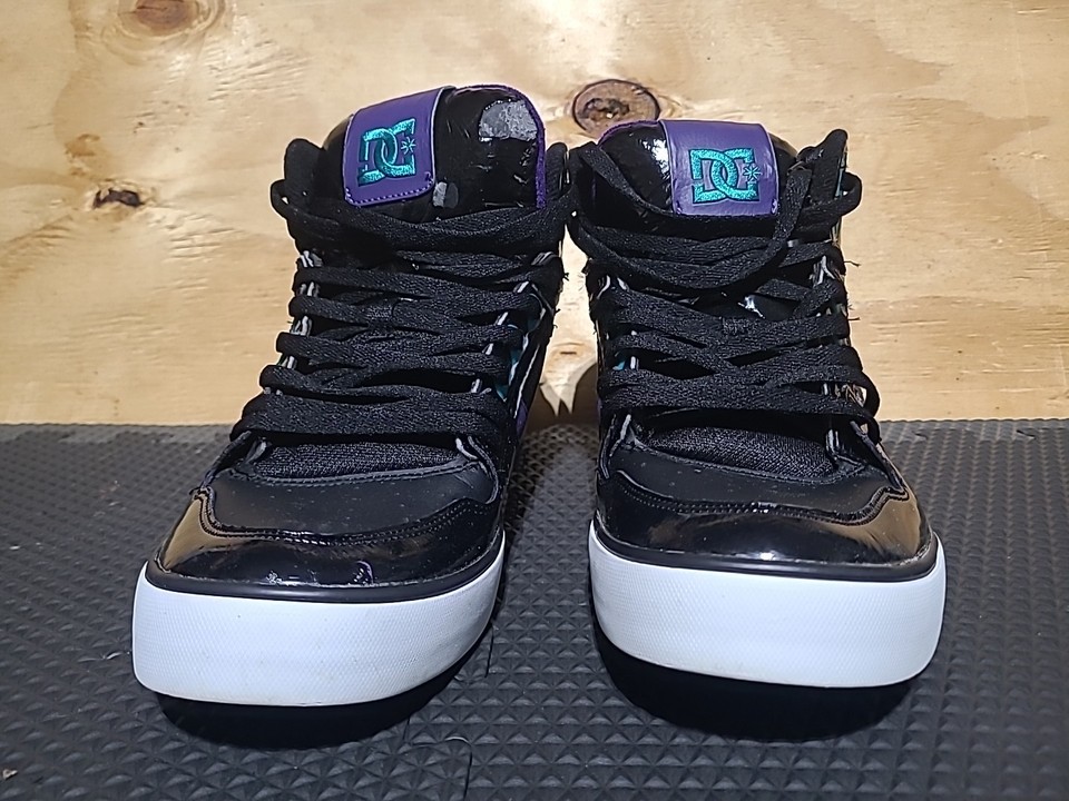 Dc Shoes Mens Spartan Hi Wc 302523 Size 12 Black Purple | eBay