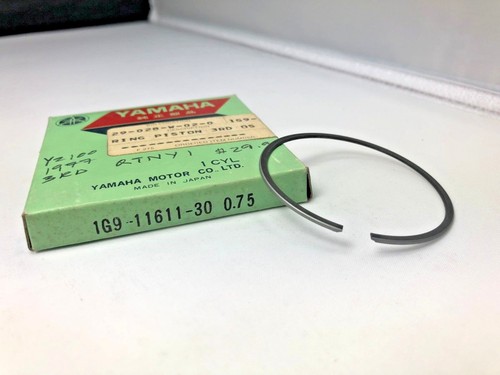 Yamaha 1977-79 YZ100 D/E/F Piston Ring 3rd O/S .75mm 1G9-11611-30-00 | eBay