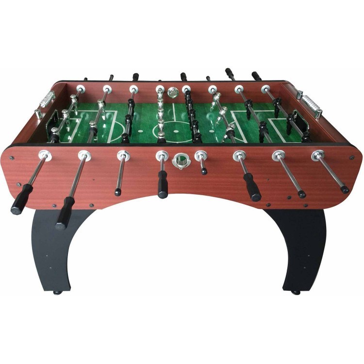 Foosball Table Contemporary Style 54" Chrome-Plated Handles E–Z Spin ...