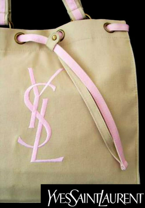 100%AUTHENTIC Exclusive RARE YSL Signature NUDE&PINK GYM~BEACH TRAVEL ...