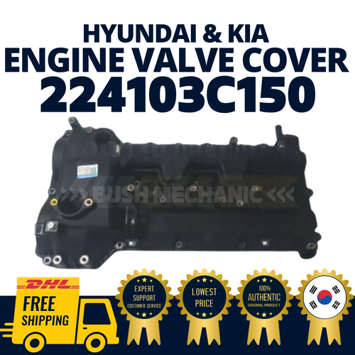 GENUINE OEM Hyundai Kia Engine Valve Cover 224103C150 Santa Fe Sorento ...