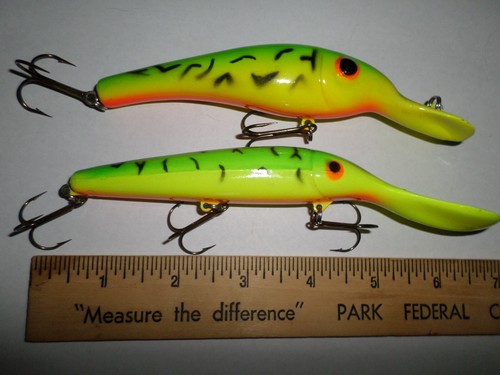 Vintage 5-1/2"-6'' Lindy Shadling Crankbait Lures Fishing Musky Muskie ...