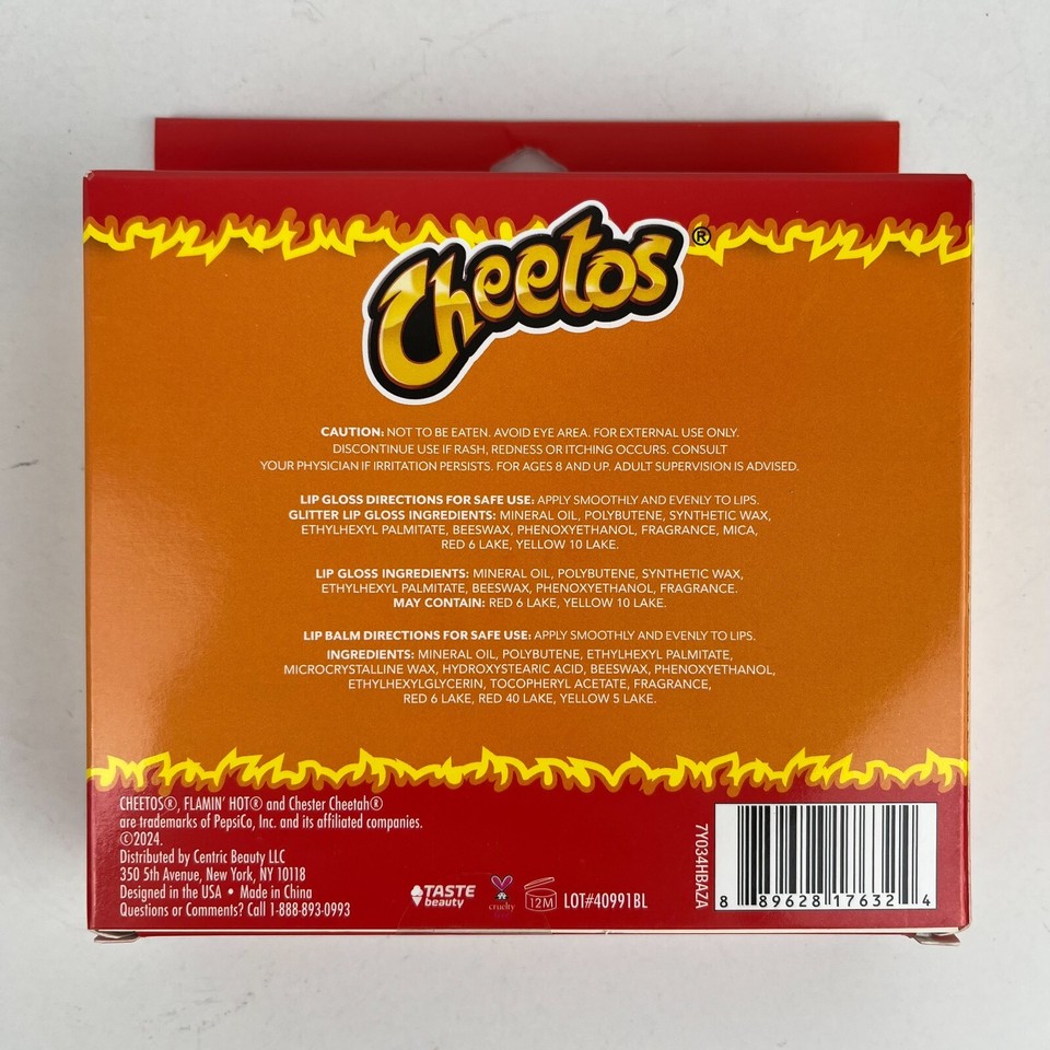 Cheetos 5 Piece Beauty Set - Lip Gloss / Balm - NEW | eBay
