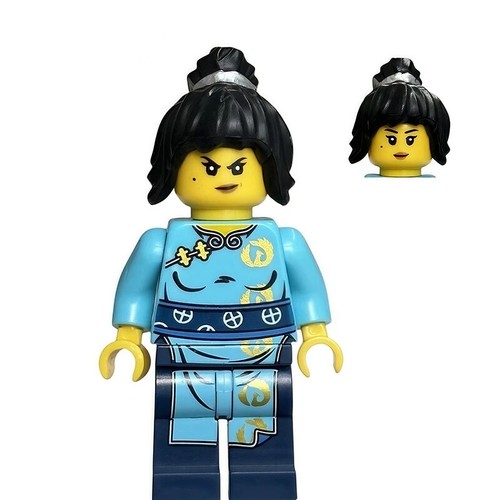 MOC Lego Minifig Figurine: Ninjago Nya Qipao Blue Fast Shipping Perfect ...
