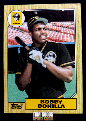 Bobby Bonilla 1987 Topps Pittsburgh Pirates Rookie RC #184 Baseball ...