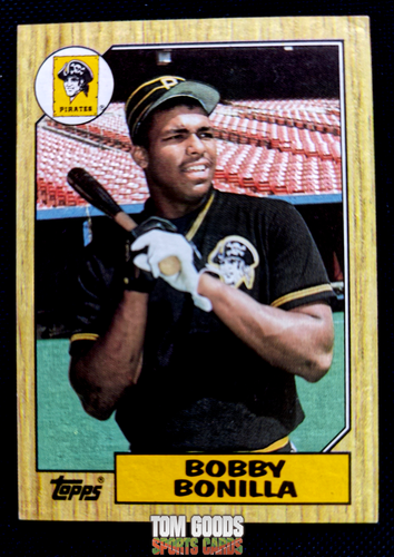 Bobby Bonilla 1987 Topps Pittsburgh Pirates Rookie RC #184 Baseball ...