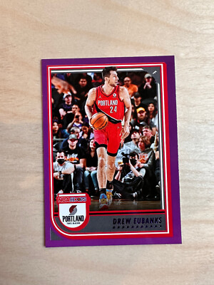 2022-23 NBA Hoops Purple Parallel - DREW EUBANKS - Portland ...