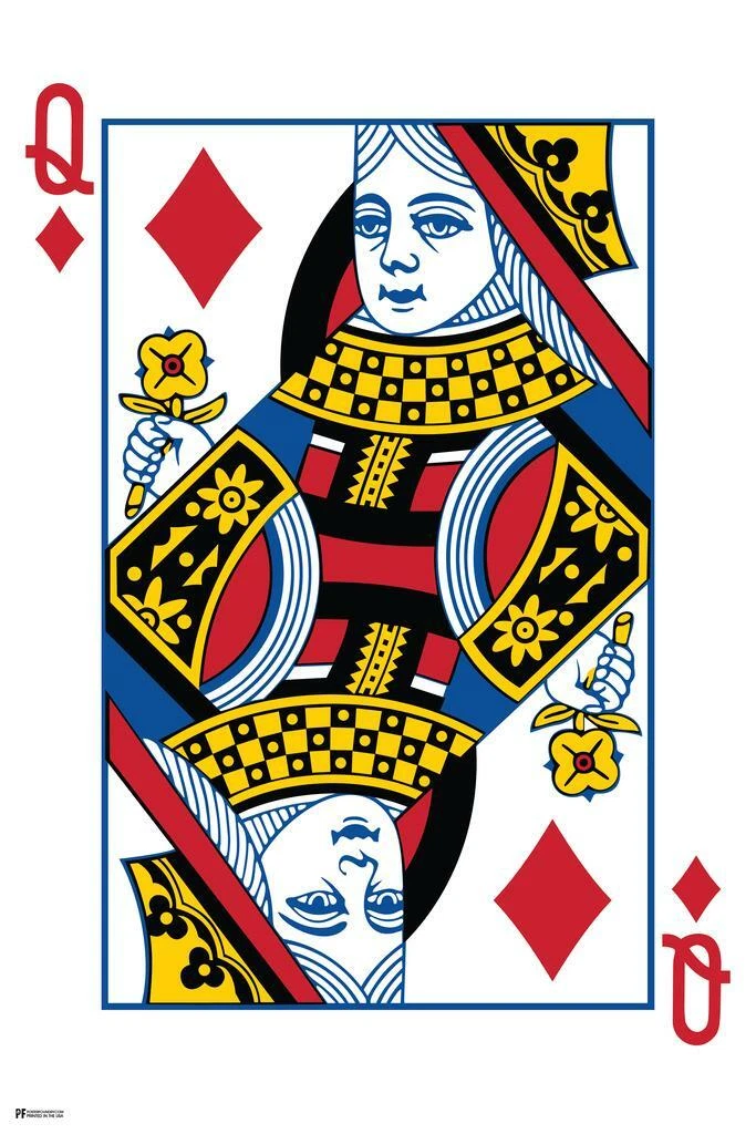 Playing Cards Queen Art