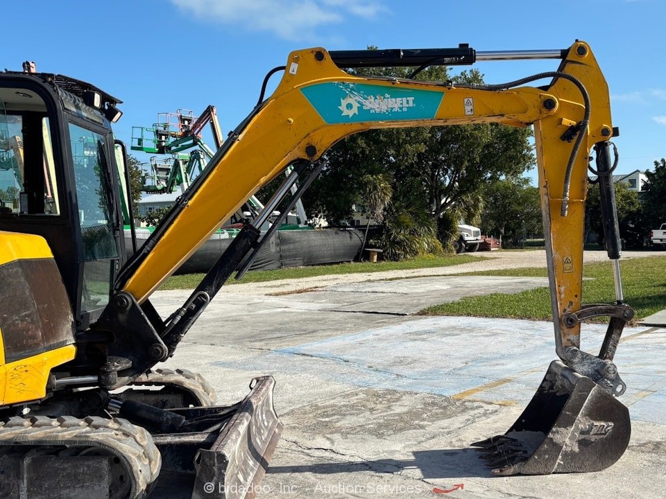 2018 JCB 55Z-1 Mini Excavator Rubber Tracks Backhoe Aux Hyd Bucket ...