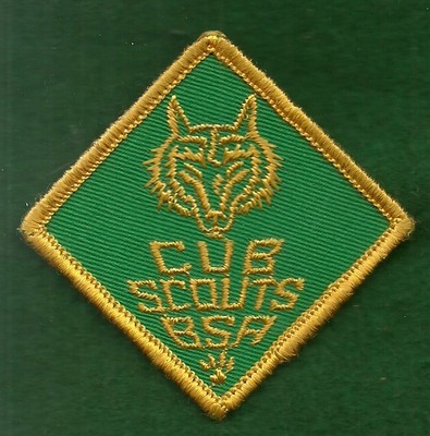 VINTAGE BOY SCOUT - CUB SCOUT c.1960's ASST CUBMASTER PATCH - GUAZE ...