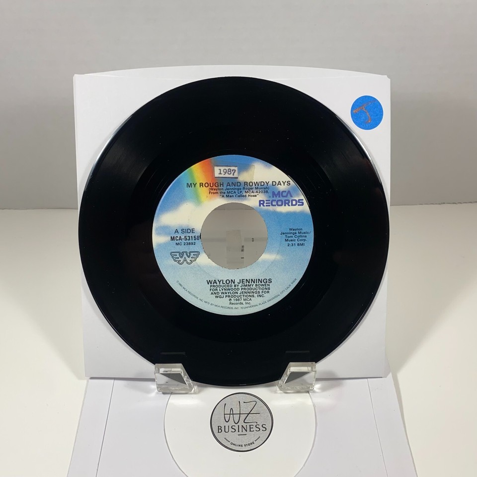 Waylon Jennings – My Rough And Rowdy Days/A Love Song MCA Records – MCA ...