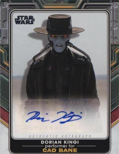 Dorian Kingi As Cad Bane - 2022 Topps Star Wars the Book of Boba Fett # ...