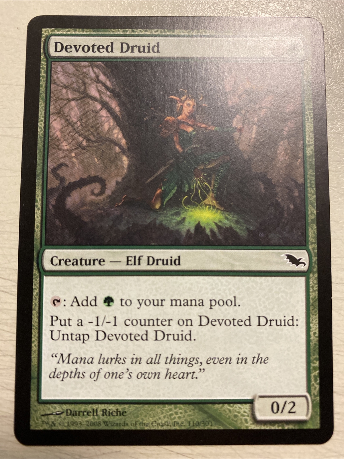 Magic the Gathering - Shadowmoor - Devoted Druid -NM | eBay