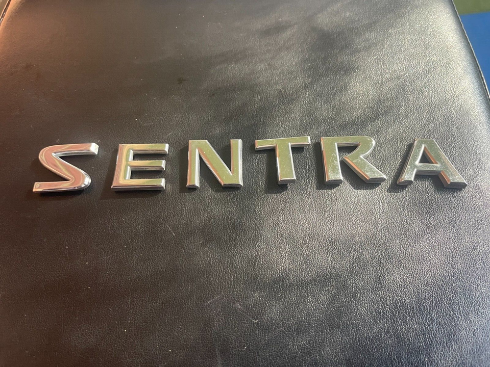 2004-2012 Nissan Sentra Emblem Logo Letters Badge Trunk Rear Chrome OEM ...