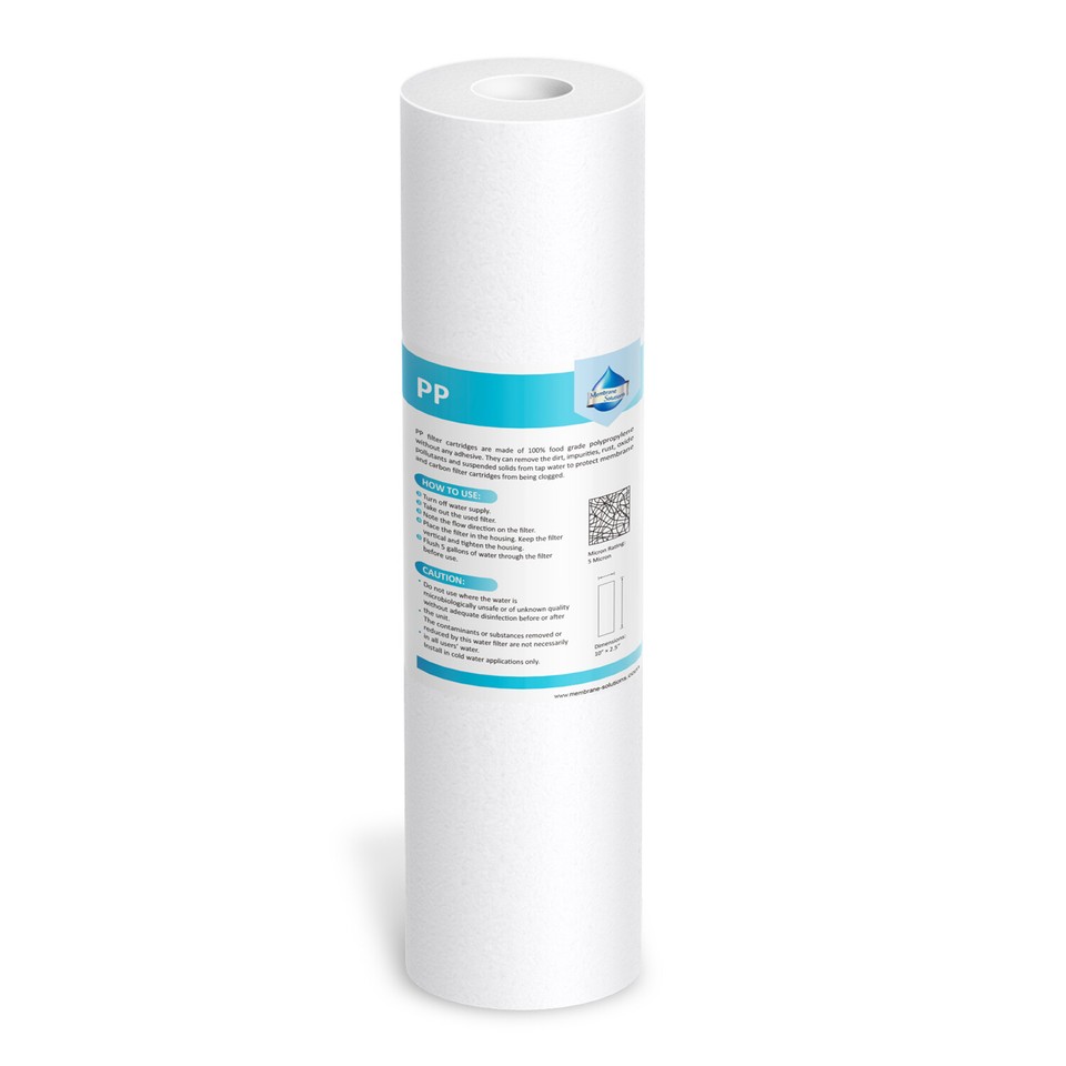 50 Pack 1/5/10/20/25/50 Micron 10"x2.5" Sediment Water Filter Whole ...