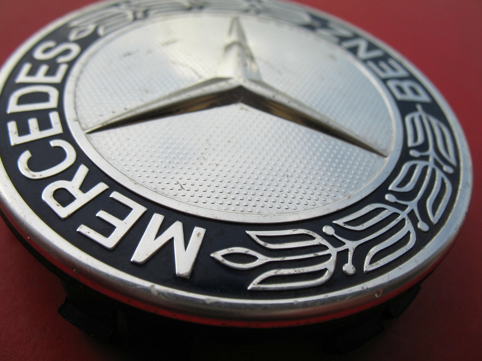 MERCEDES (1) WHEEL RIM HUB CAP HUBCAP CENTER COVER PLUG 1714000125 USED ...