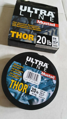 ULTRA LINE MUSTAD THOR 20LB 330 YD PLATINUM PREMIUM FISHING LINE | eBay