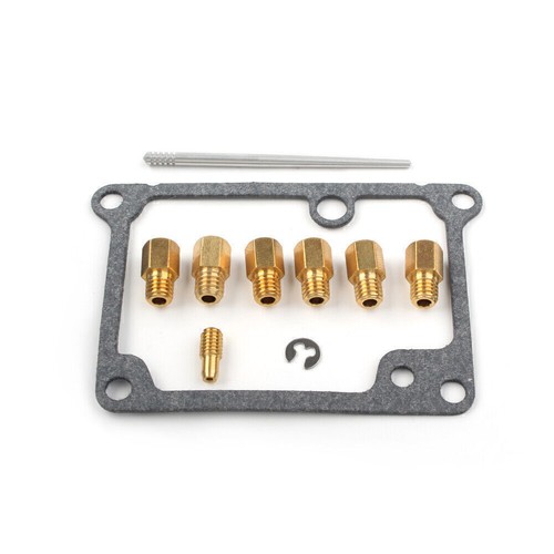 Carburetor Rebuild Full Jet Kit 6 Main Jets Pilot Needle For Yamaha ...