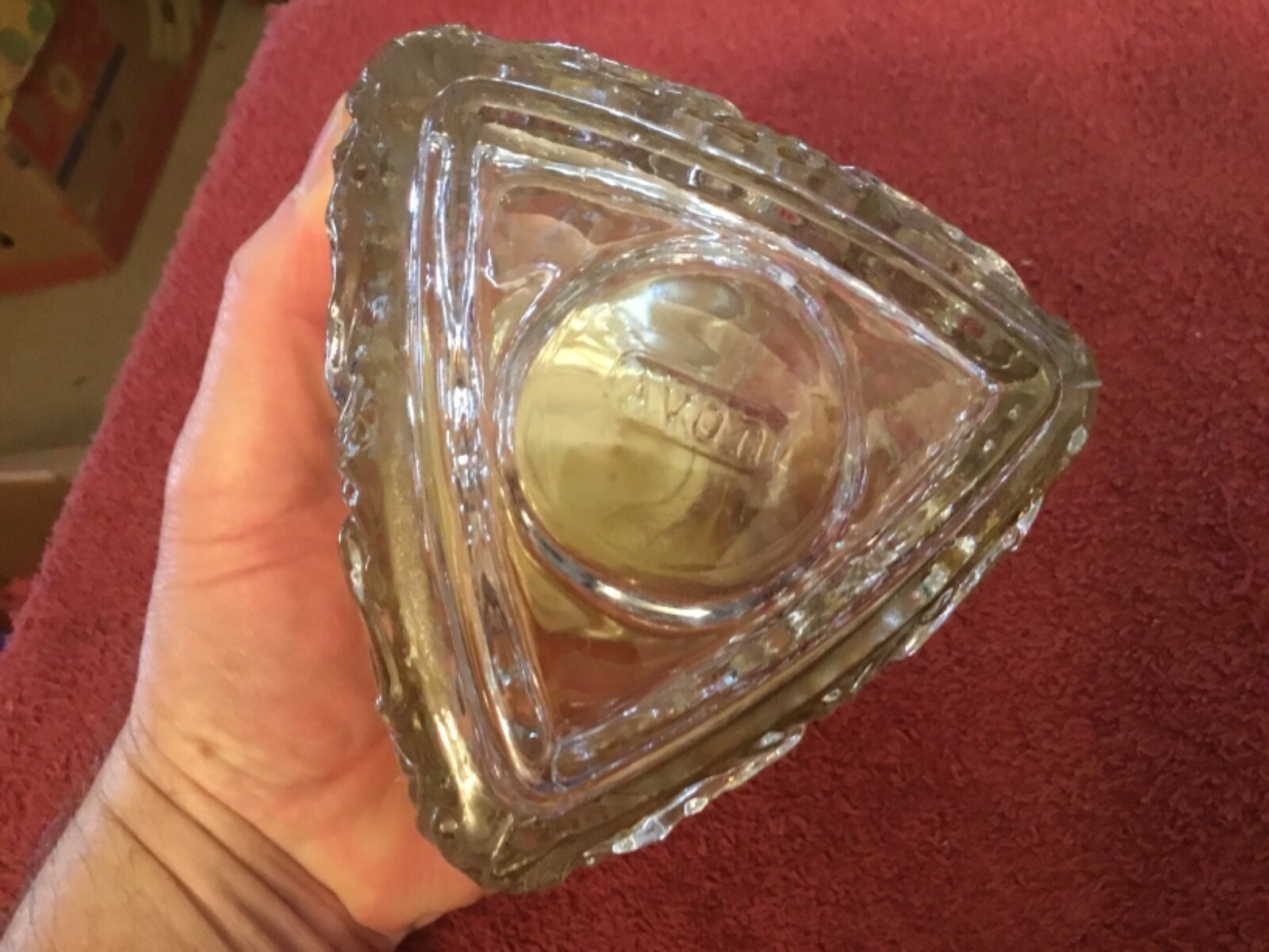 Avon Triangle Shaped Votive Candle Holder | eBay