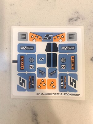 LEGO STICKER SHEET for 8193 Blue Bullet, New & Genuine | eBay
