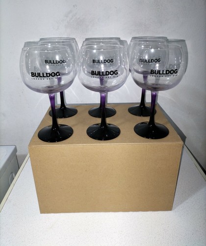 Set Completo 6 Bicchieri Ballon Di Vetro Bulldog London Dry Gin Nuovi ...