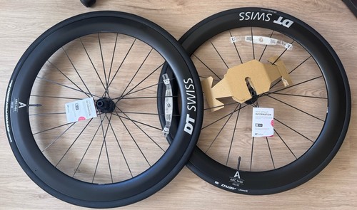 [FRONT AND REAR] DT Swiss Arc 1400 DICUT db 55 -- Continental tires ...