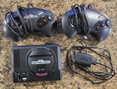 Sega Genesis Mini Classic Console 16 Bit MK-16000 w/ 2 Controllers ...