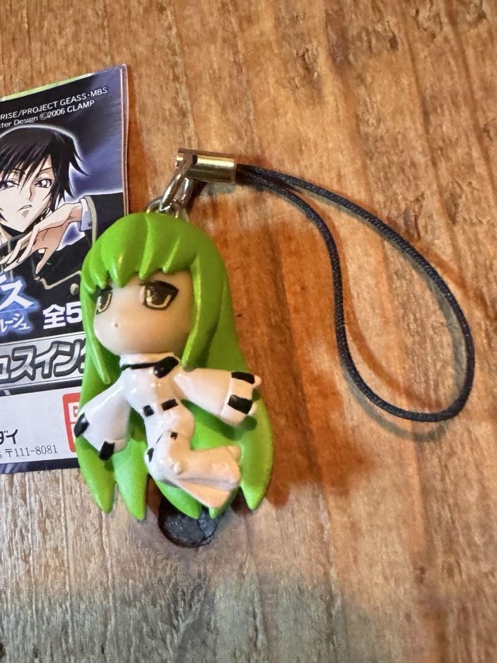 Code Geass Lelouch CC Mini Figure Strap Charm Keychain W6 | eBay
