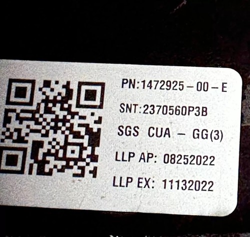 2017-2023 TESLA MODEL 3 REAR BACKLITE PANORAMIC ROOF GLASS OEM 1472925 ...