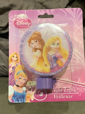 Disney Princess Led Night Light Rapunzel & Belle Official Disney ...
