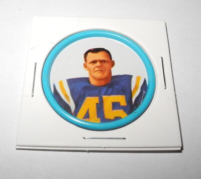 1962 Salada Football Coin Token Pin #134 Dick Christy New York Titan ...