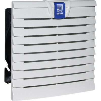 Rittal SK 3238.100 Filterlüfter Lichtgrau (RAL 7035) (B x H) 148.5 mm x ...