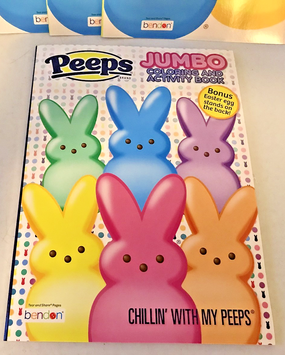 Peeps Brand Coloring & Activity Books lot of 4 EASTER BUNNIES 64 pg ...