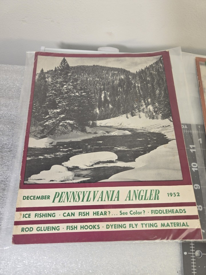 VINTAGE Pennsylvania Angler Magazine LOT of 8 Issues Fishing 1952 | eBay