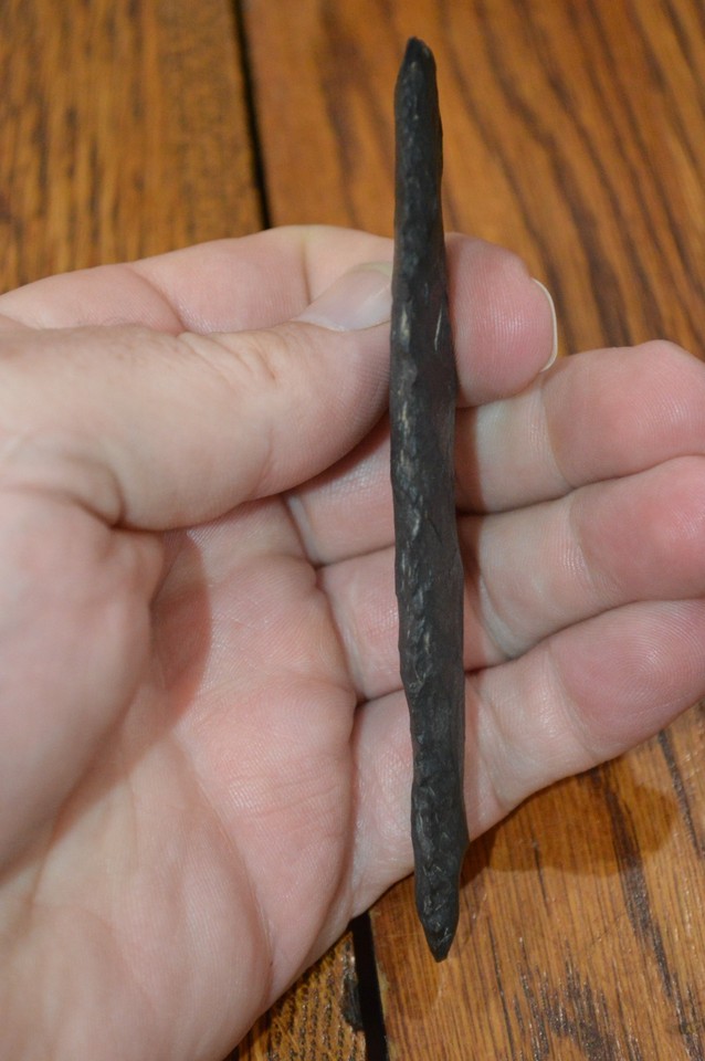 Large Re-sharpened Coshocton Chert Archaic Blade Tuscarawas Co, Ohio 4.5 x 1.1/8 | eBay