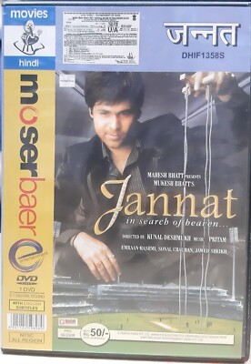 Jannat - Emraan Hashmi - Bollywood Hindi Movie DVD | eBay