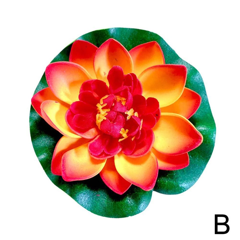 10cm Artificial Lotu s Garden/Fish Tank Decor Pray for Love, Peace ...