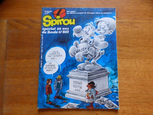 SPIROU n° 2173 SPECIAL 20 ANS BOULE ET BILL +BILL A DISPARU (48p) INEDIT DE ROBA | eBay