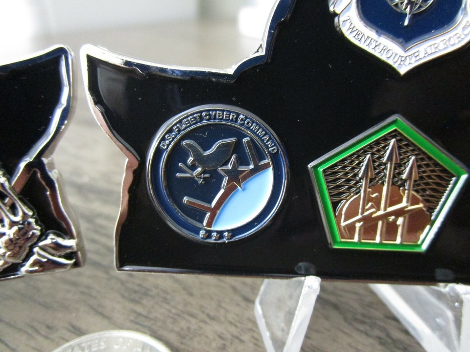 Reaper Watcher CYBERCOM USN USAF CYBER Challenge Coin | eBay