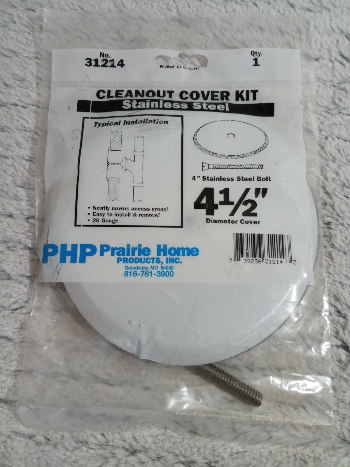 2 Sioux Chief 4" Wall Cleanout Cover and Screw for sale online | eBay