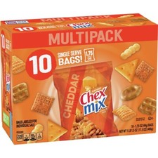 Quaker Baked Cheddar Snack Mix 40 Count 1.75 Oz Bags - Deliciously ...
