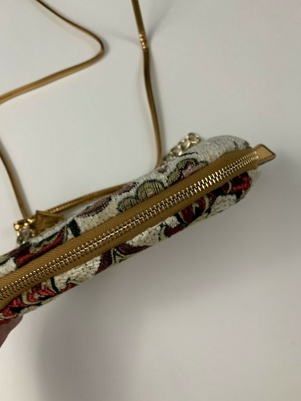 Sharif New York Crossbody Bag Handbag Floral Embroidery Rosette Unused ...