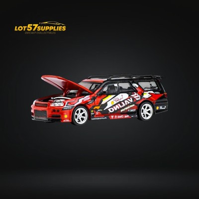 Pop Race Nissan Stagea R34 Shell Valino Pluto Mok DRIFTAGEA 34 PR640038 1:64 | eBay